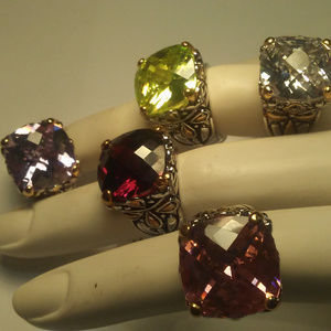 Cable Ring | Jewelry | Cable Designer Ring Many Colors Sizes Nwt | Poshmark